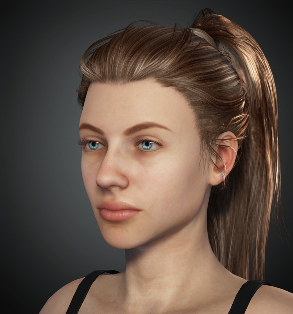 Female Character Base Model - TurboSquid 1640429
