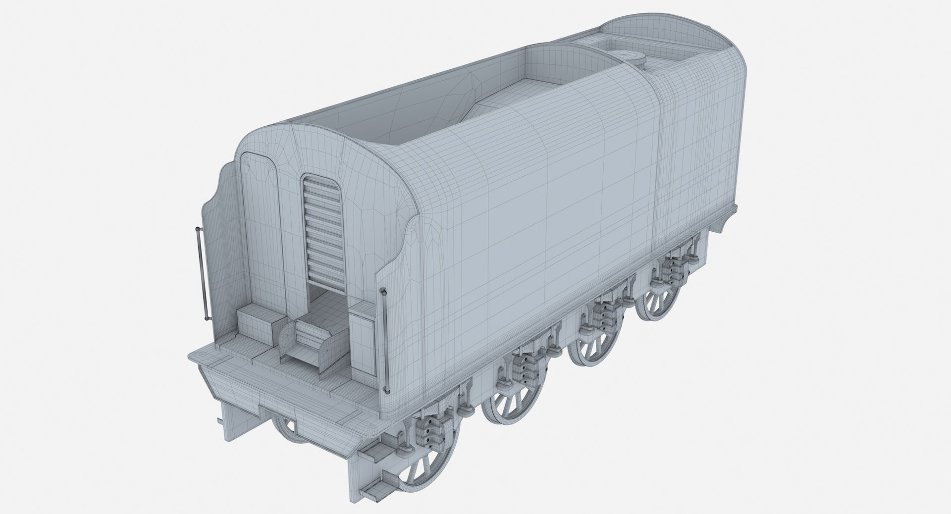 Locomotive Flying Scotsman 3D Model - TurboSquid 1302880