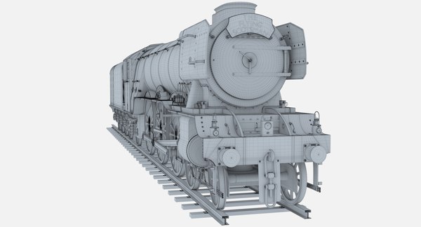 Locomotive flying scotsman 3D model - TurboSquid 1302880