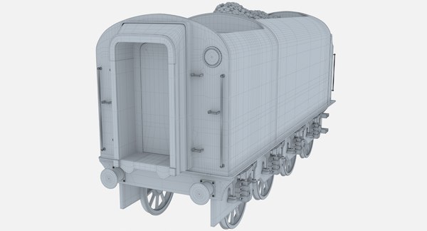 Locomotive flying scotsman 3D model - TurboSquid 1302880