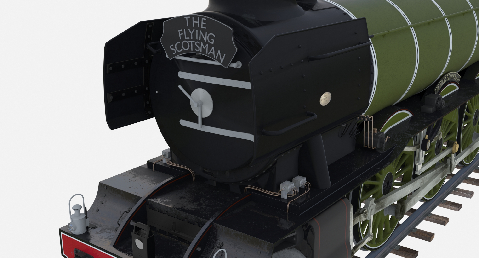 Locomotive flying scotsman 3D model - TurboSquid 1302880