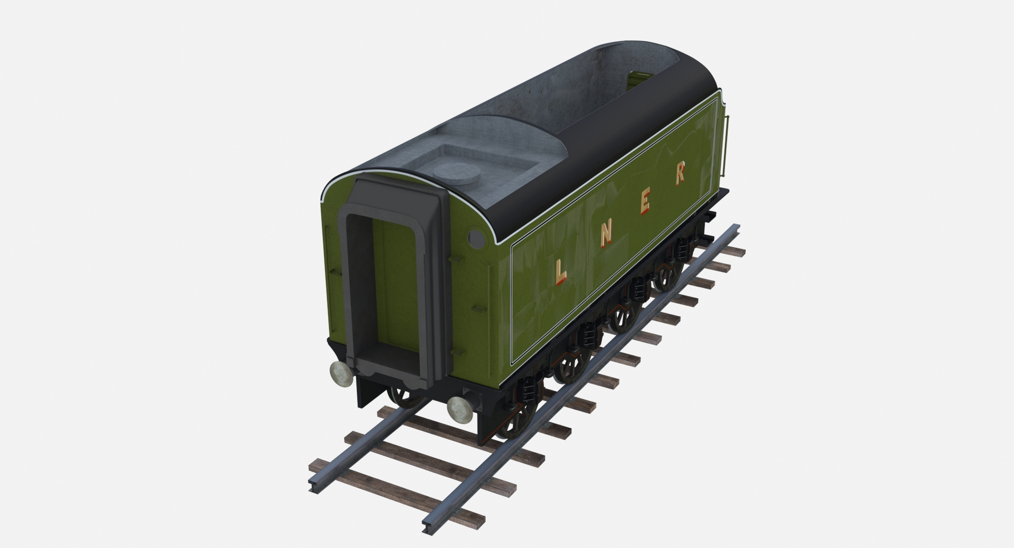 Locomotive flying scotsman 3D model - TurboSquid 1302880