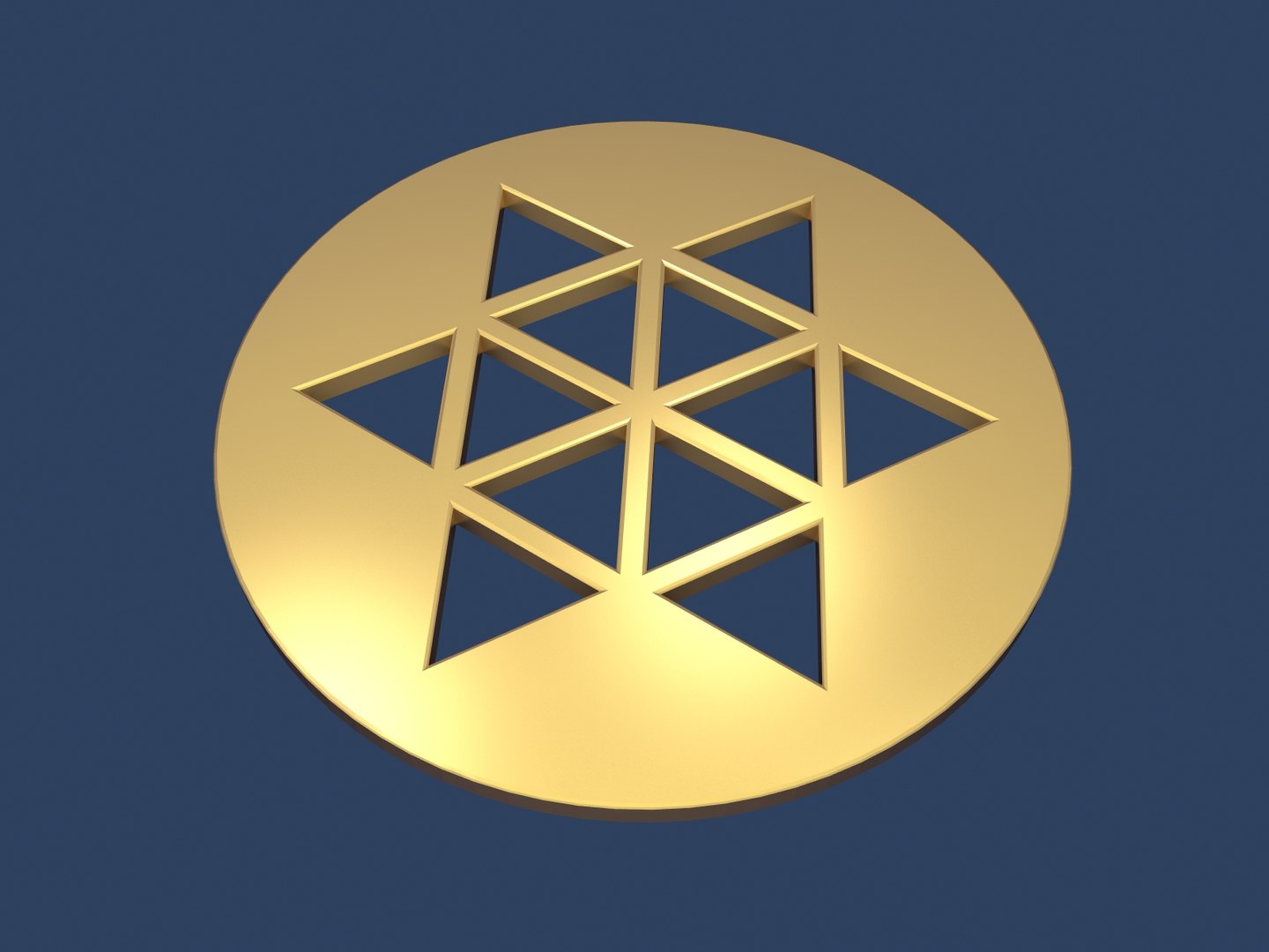 Star David Medallion 3D - TurboSquid 1429657
