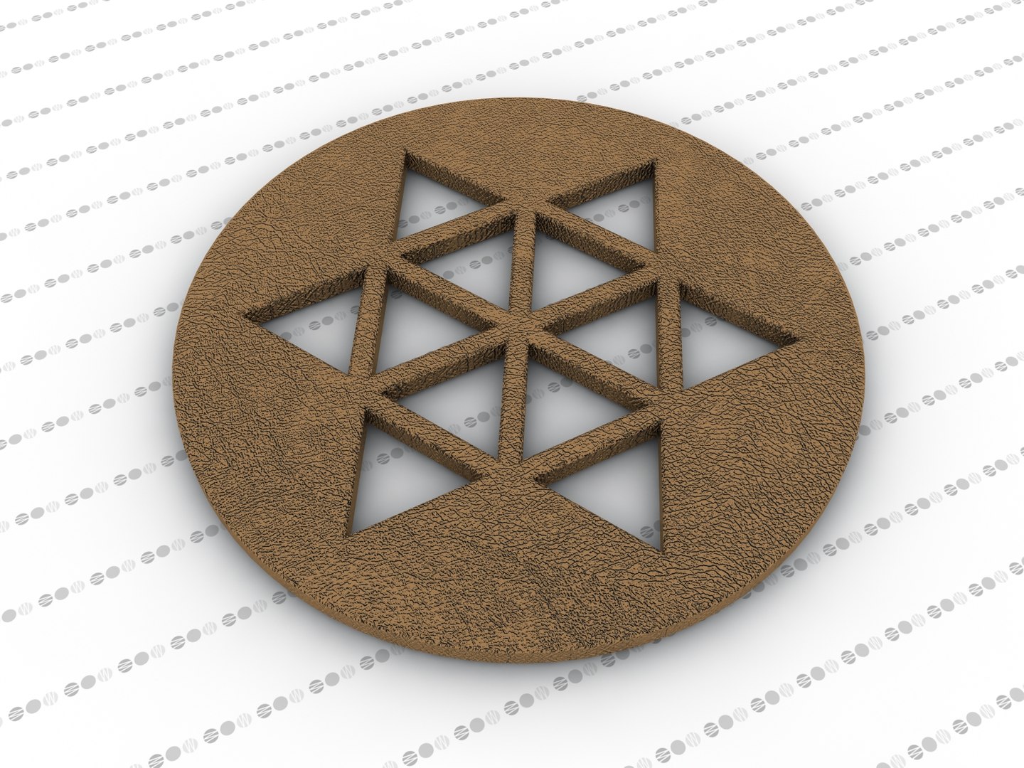 Star David Medallion 3D - TurboSquid 1429657
