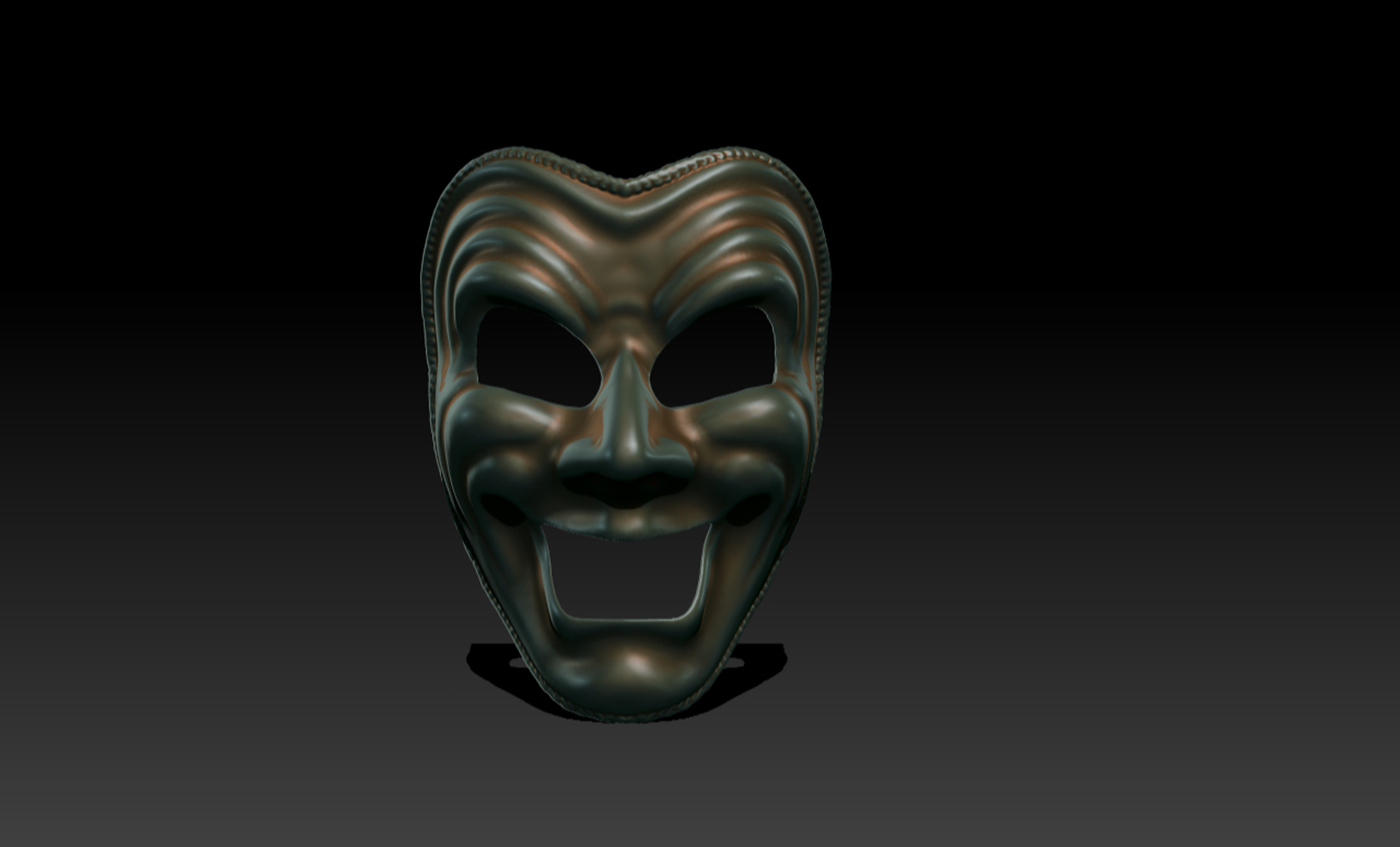 3d Comedy Mask Model