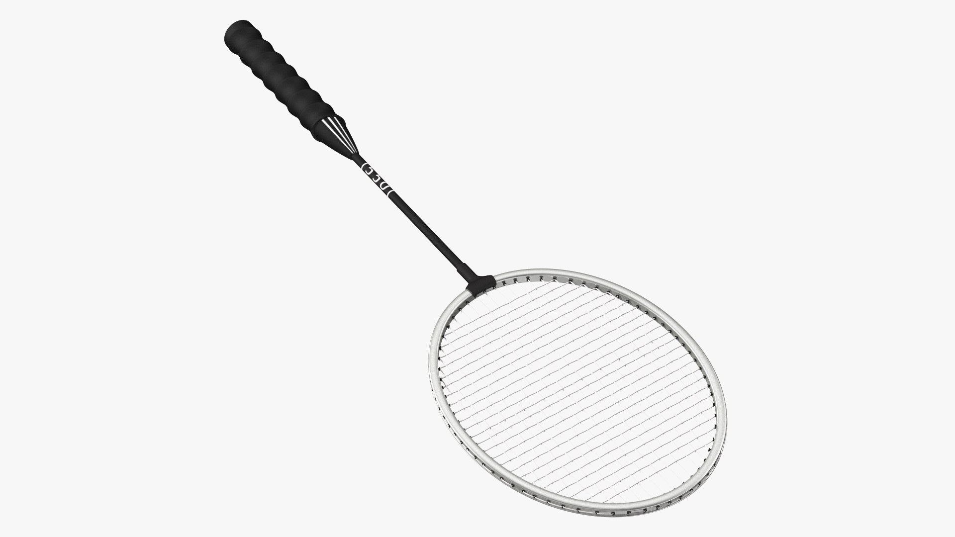Metallic Badminton Racket 3D Model - TurboSquid 2146152