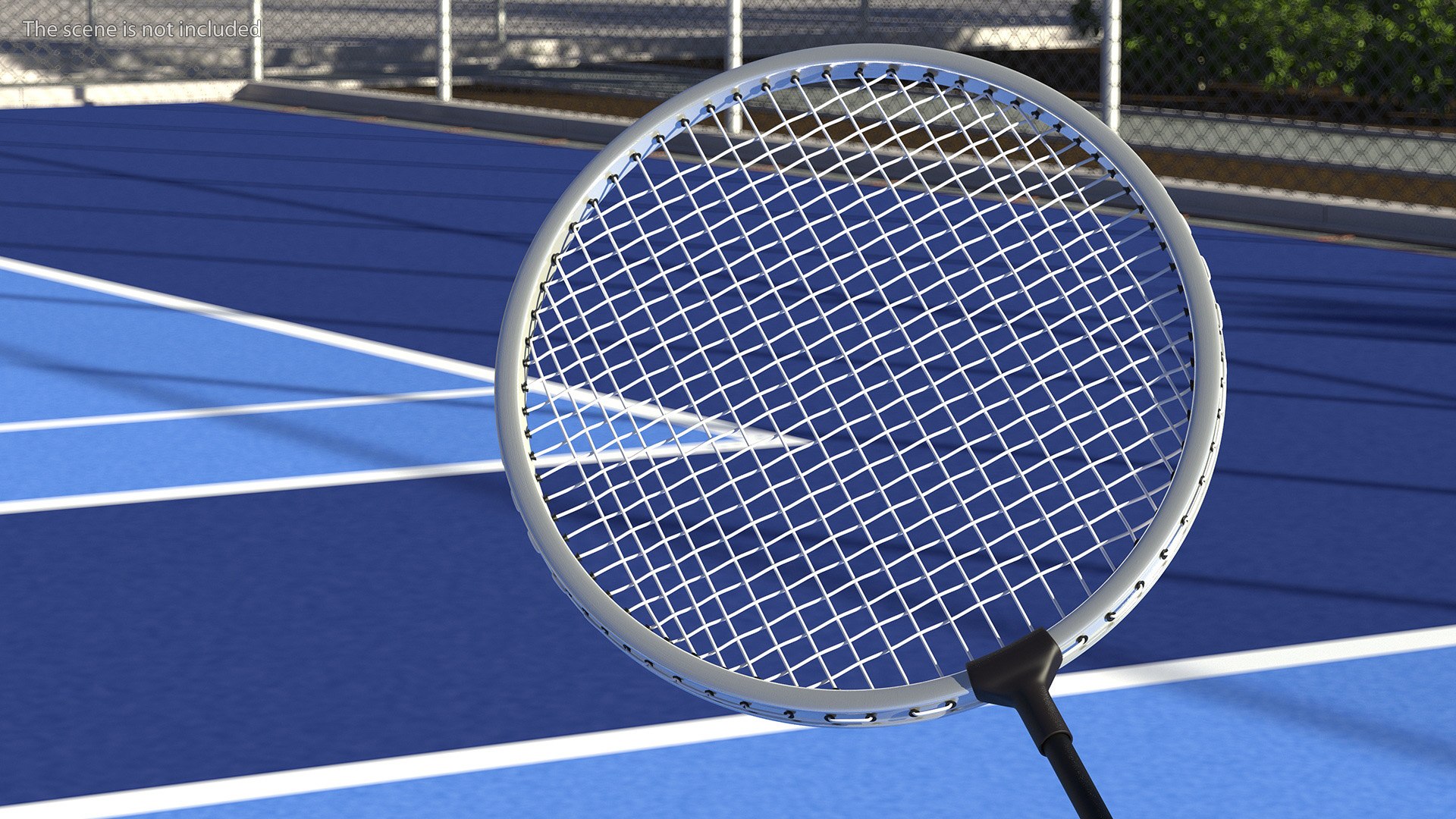 Metallic Badminton Racket 3D Model - TurboSquid 2146152