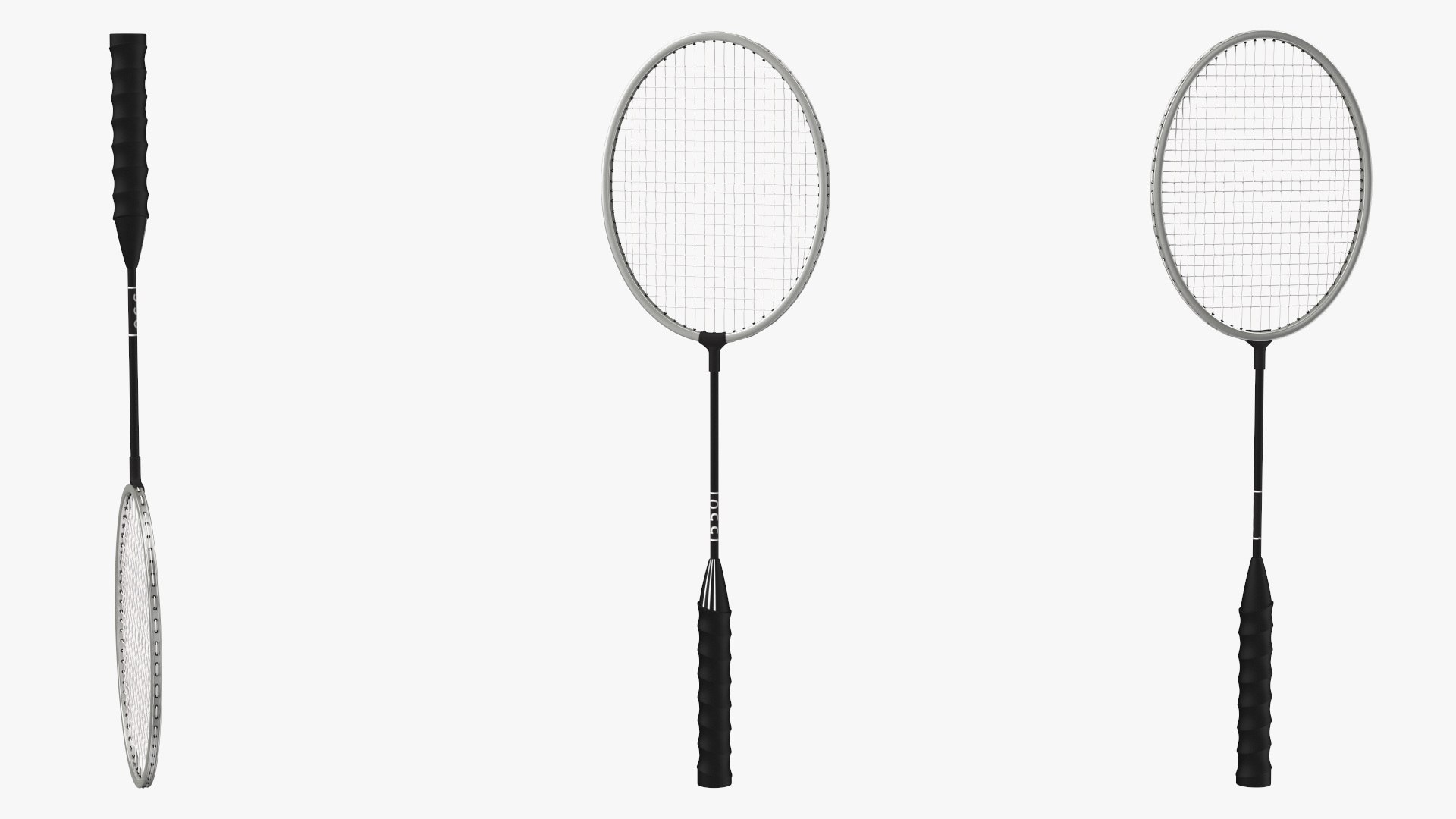 Metallic Badminton Racket 3D Model - TurboSquid 2146152