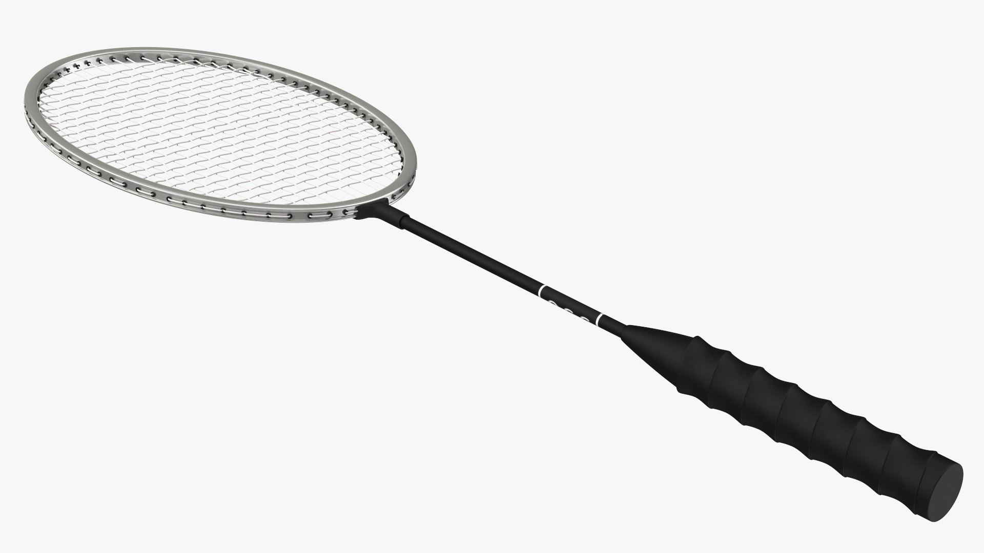 Metallic Badminton Racket 3D Model - TurboSquid 2146152