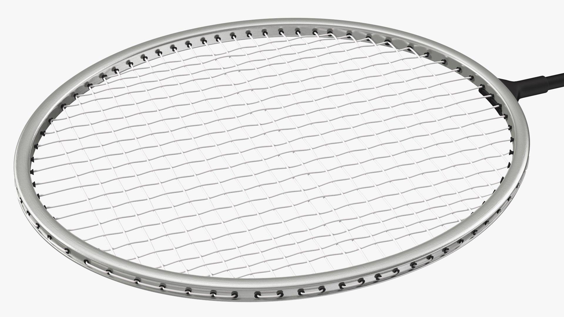 Metallic Badminton Racket 3D Model - TurboSquid 2146152