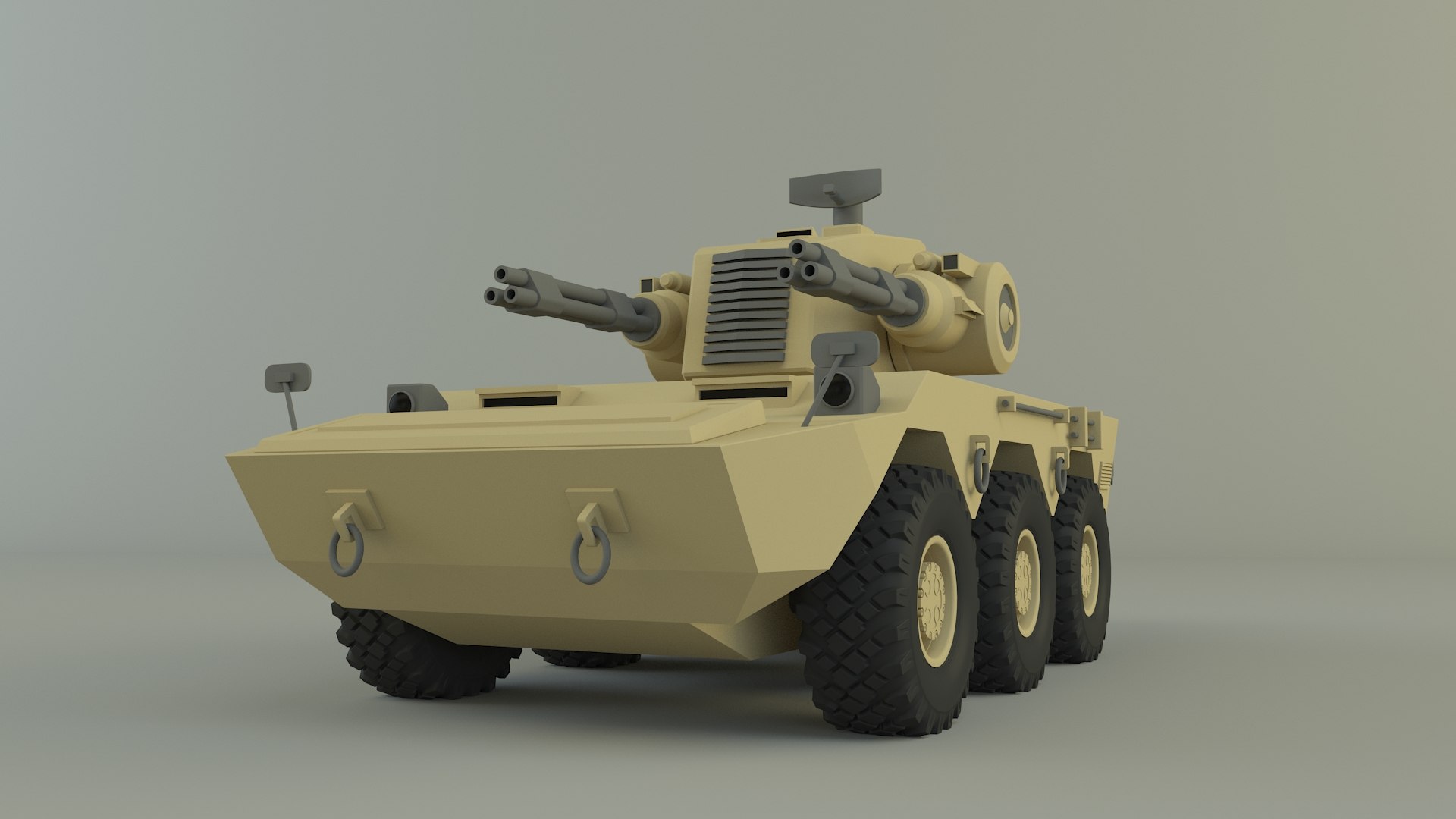 Anti Aircraft Tank 3D Model - TurboSquid 2329448