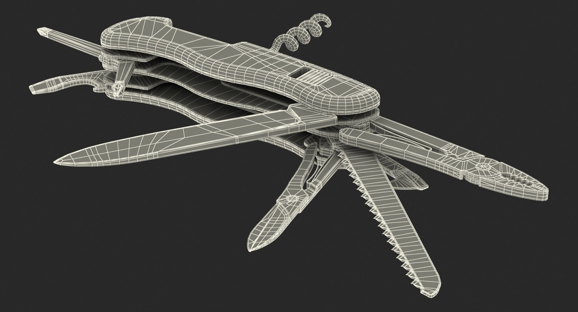 3D Multipurpose Swiss Knife - TurboSquid 1237081