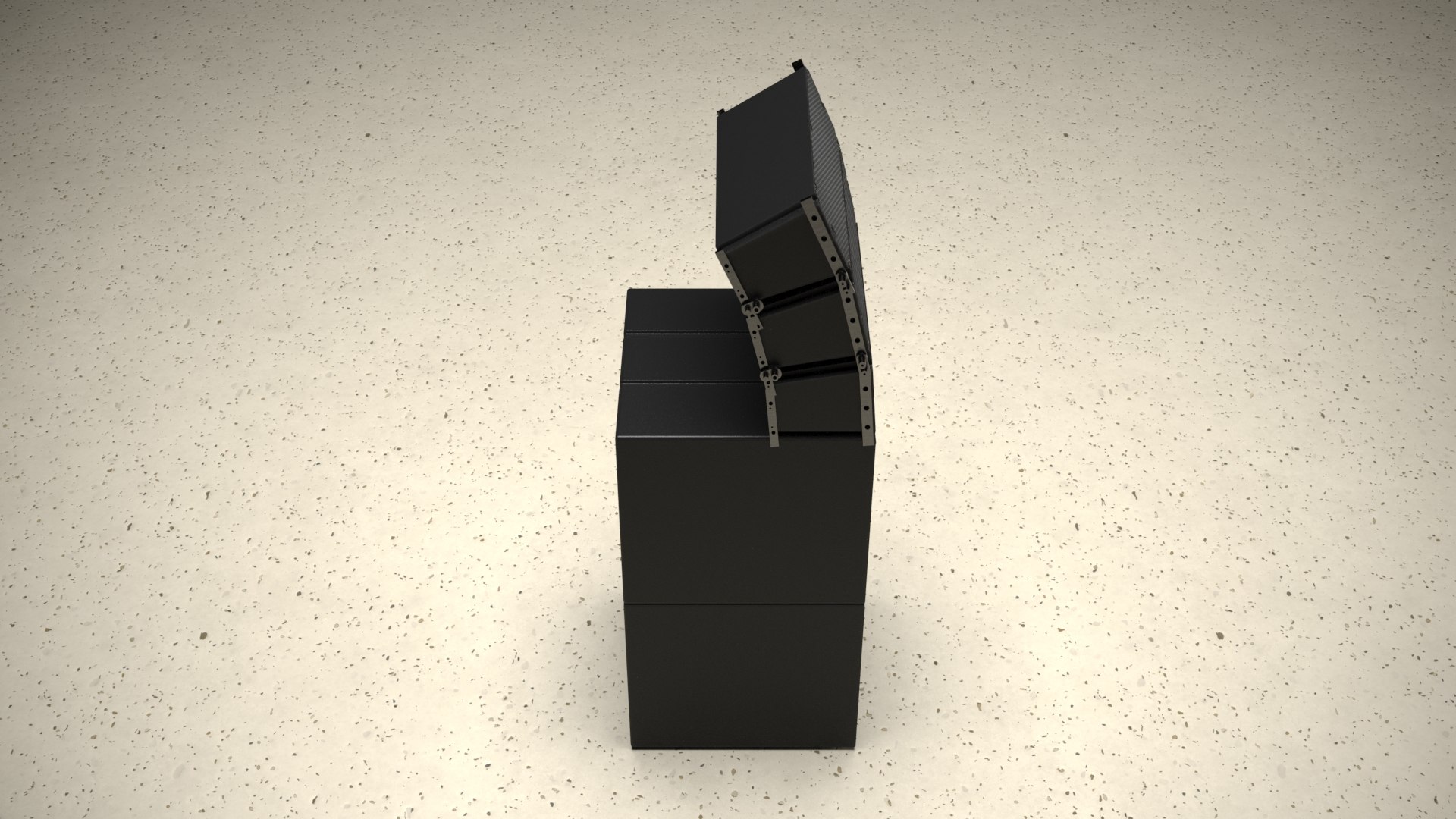 Line Array Concert Sound Speaker System 3D Model - TurboSquid 2031306