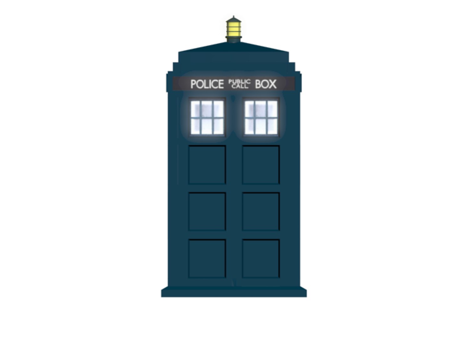 3D police box - TurboSquid 1351561
