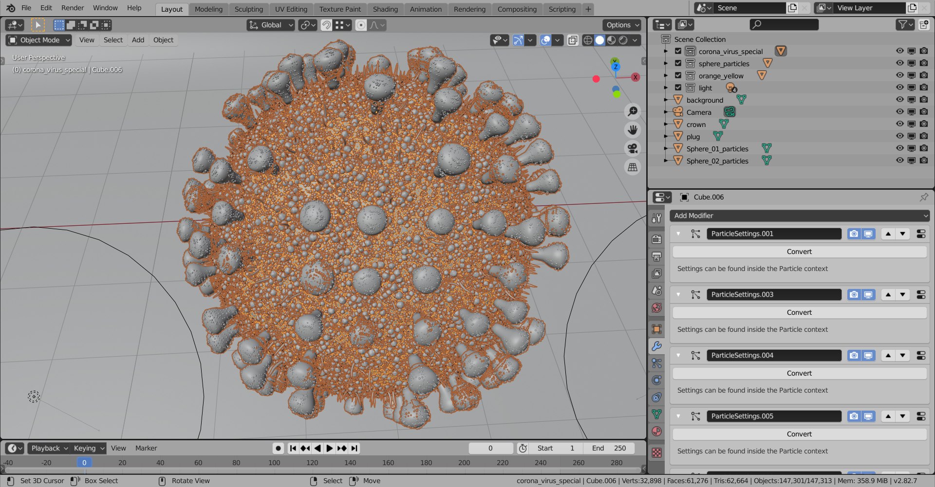 Virus Modeled Model - TurboSquid 1533551
