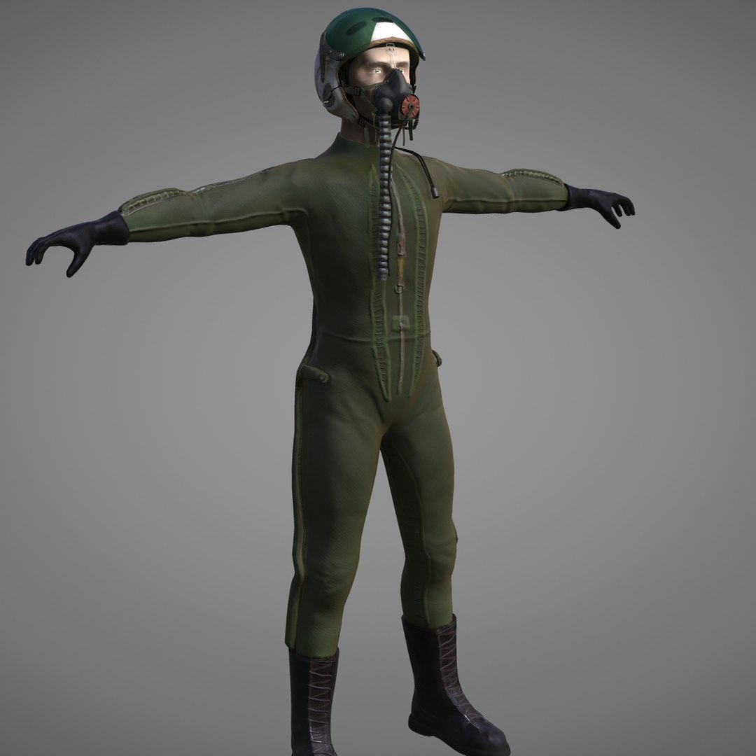3d Model Mig Pilot