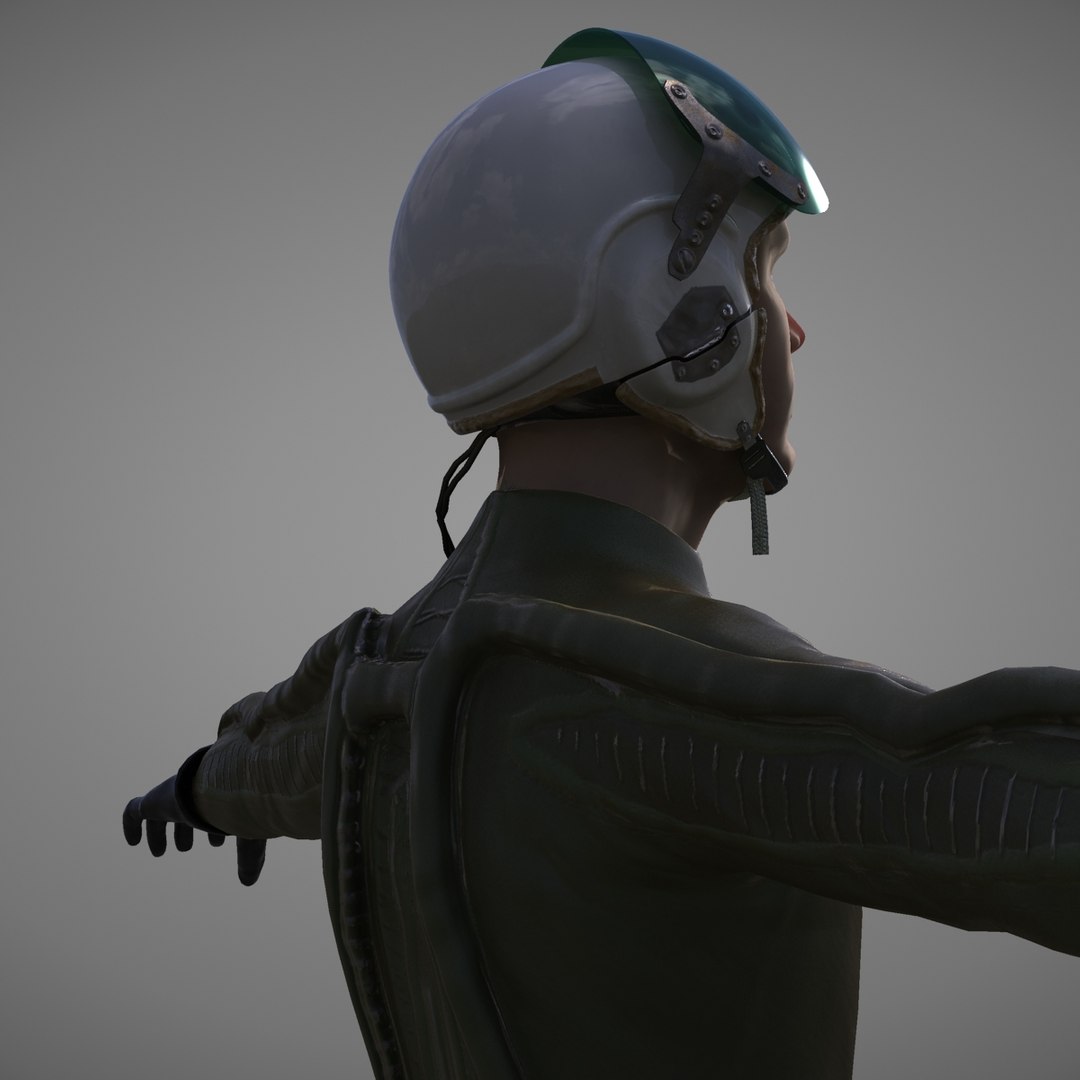 3d Model Mig Pilot
