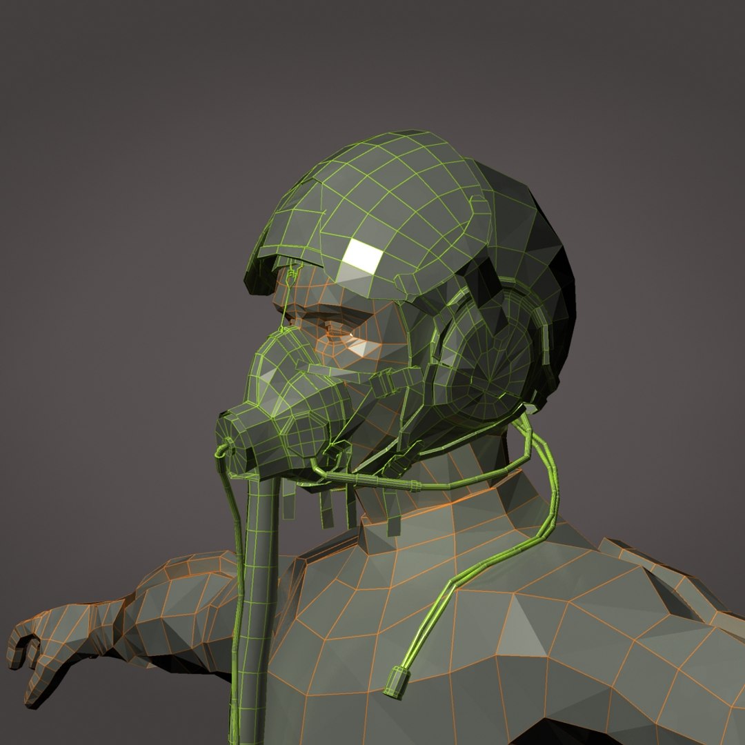 3d Model Mig Pilot