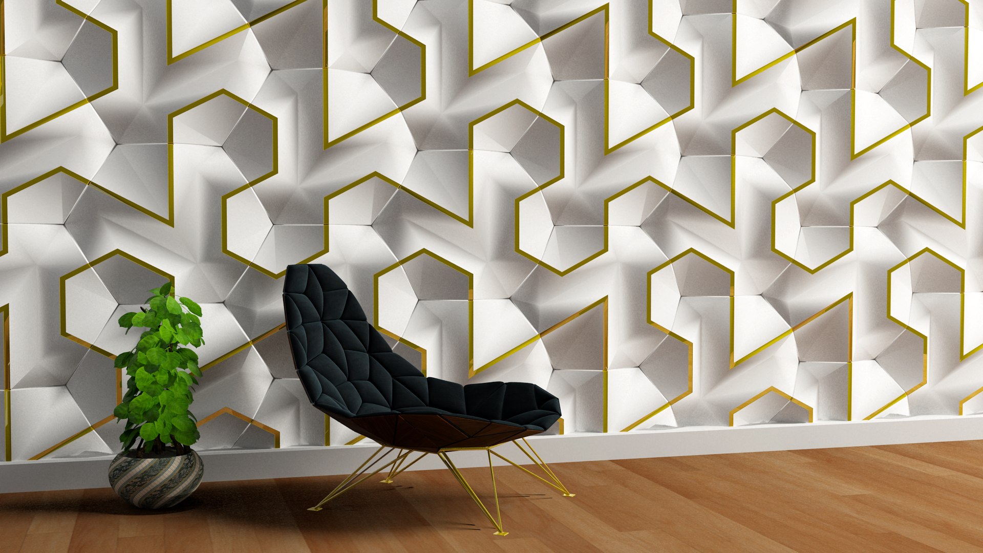 Modular Wall 3D Model - TurboSquid 1921925