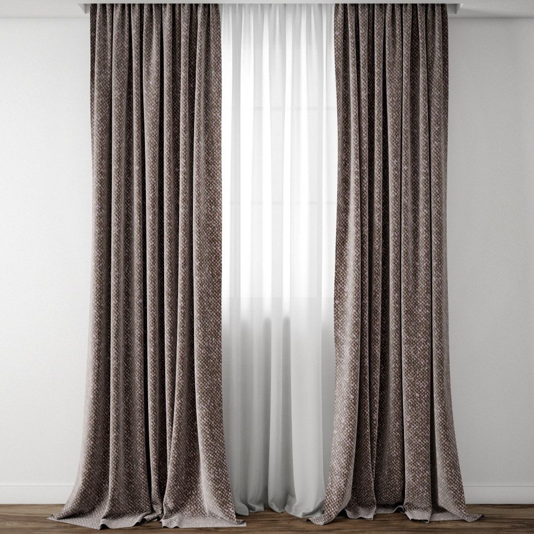 3D Curtain Fabric Drape - TurboSquid 1618002