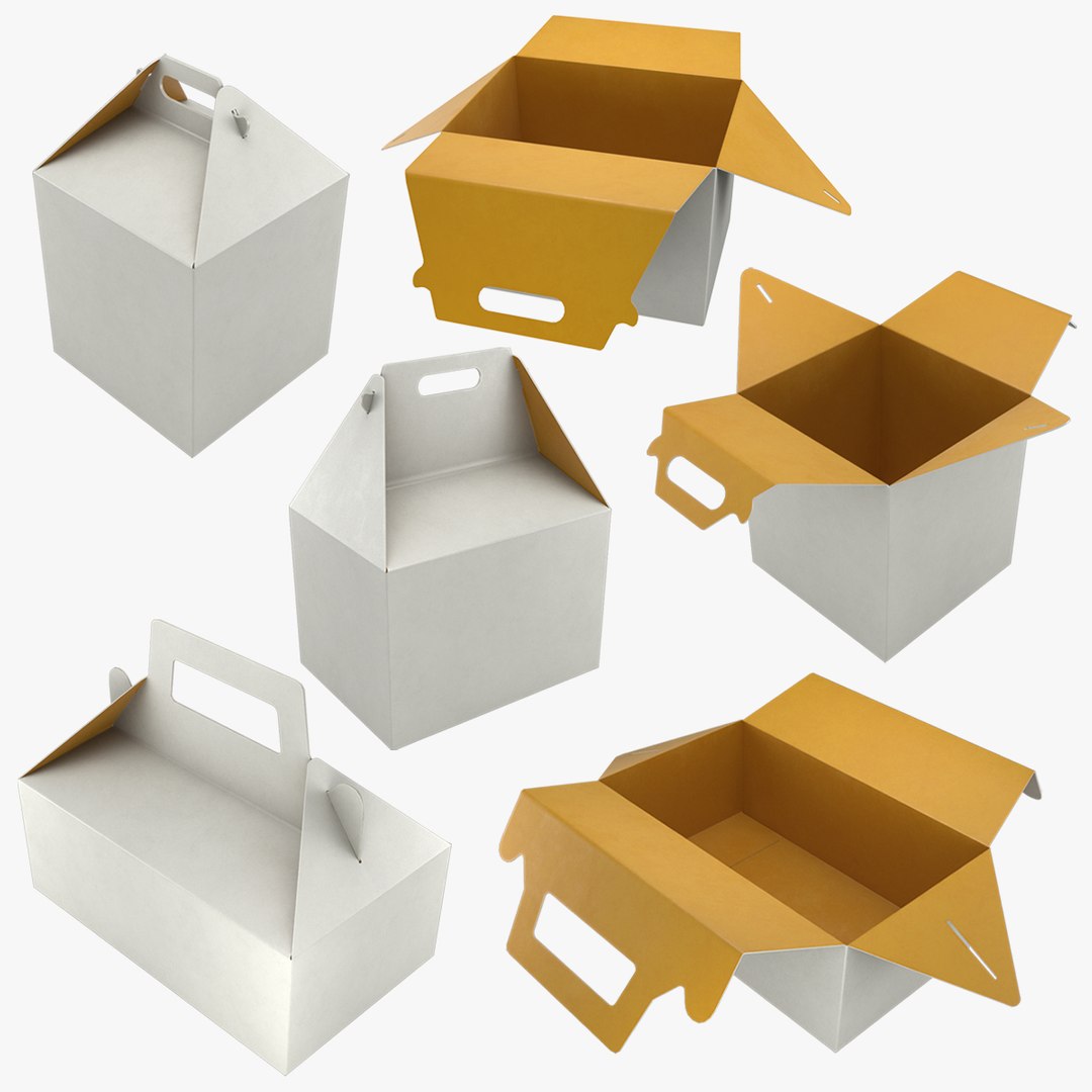Food Box Set model - TurboSquid 1785994