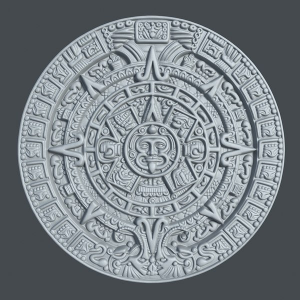 modelo 3d Calendario Maya 240327 Modelo de impresión 3D - TurboSquid ...