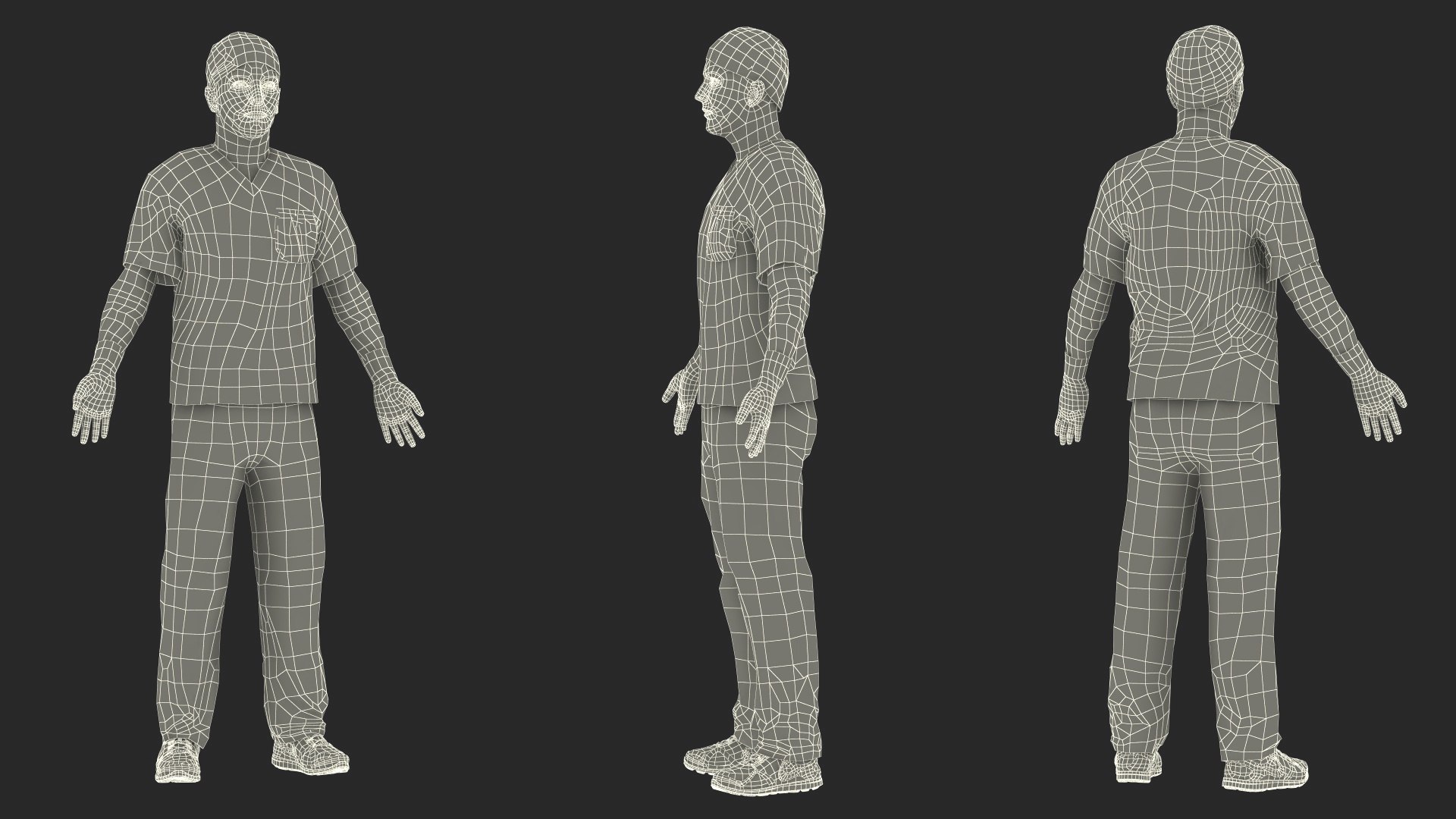 Male Surgeon Doctor Stained Blood Clothes Rigged 3D Model - TurboSquid ...