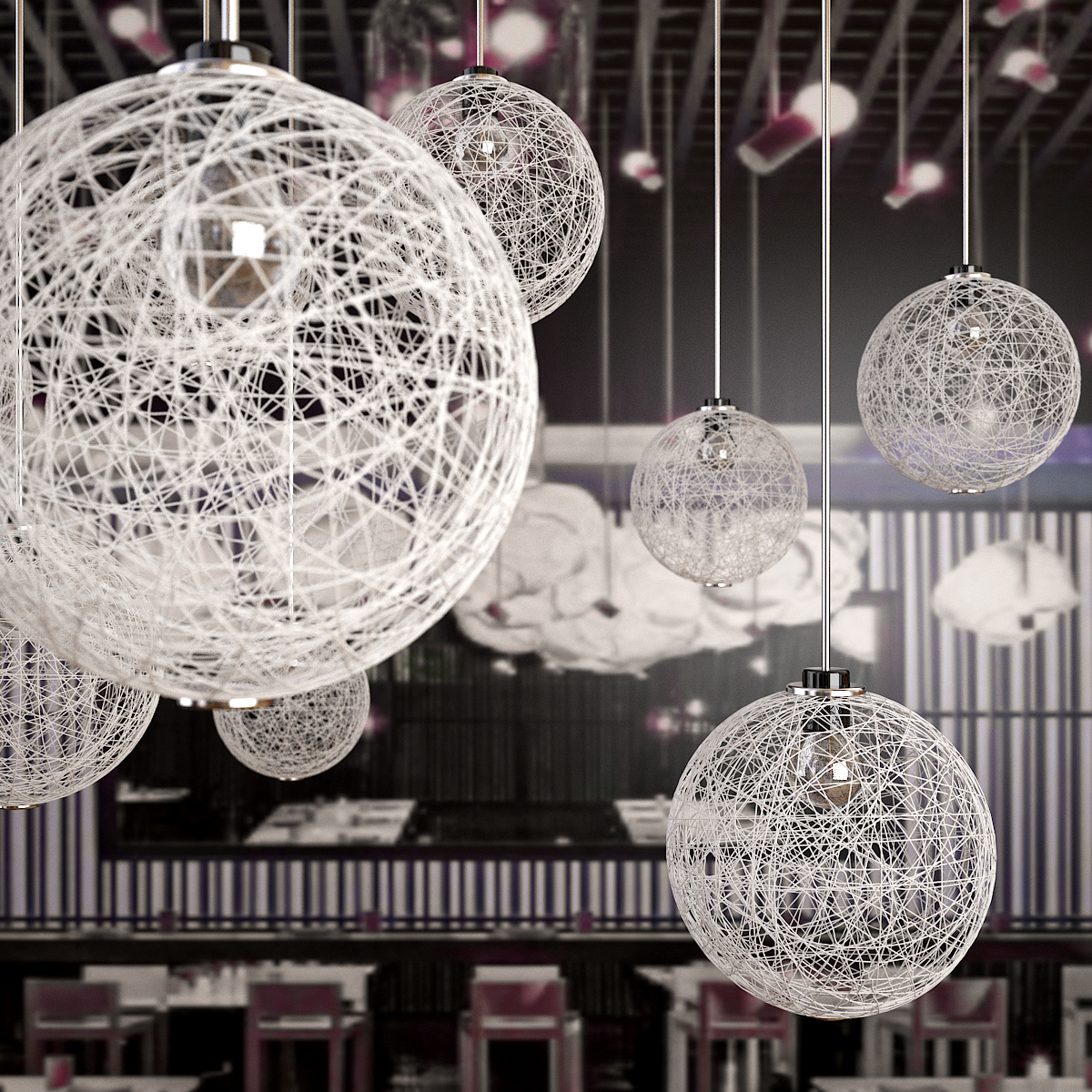 3d model thread light