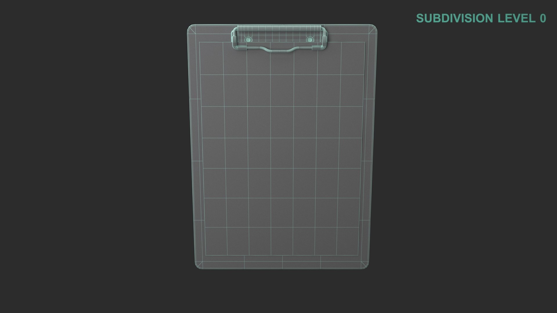 Clip Board model - TurboSquid 1933927