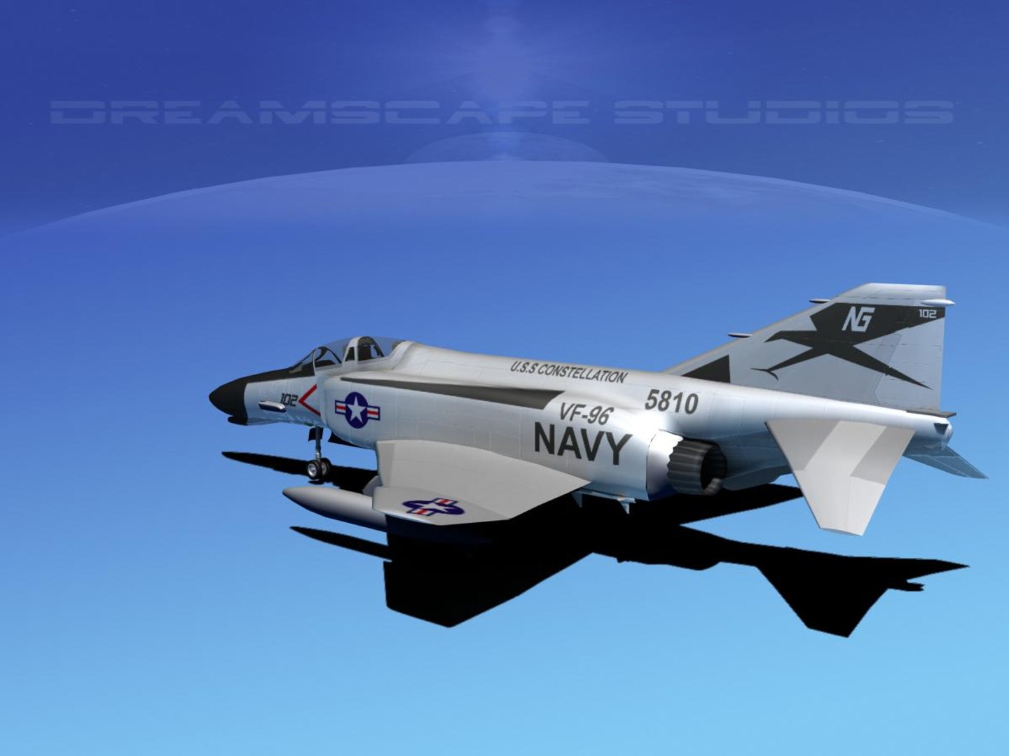 Mcdonnell Douglas F-4 Phantom 3d 3ds