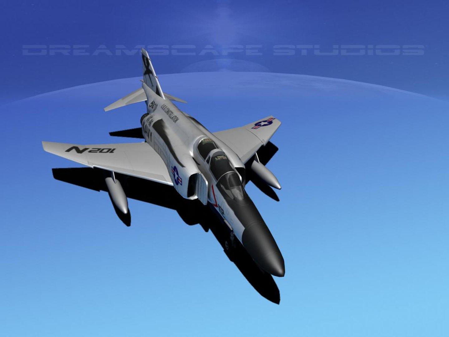 Mcdonnell Douglas F-4 Phantom 3d 3ds