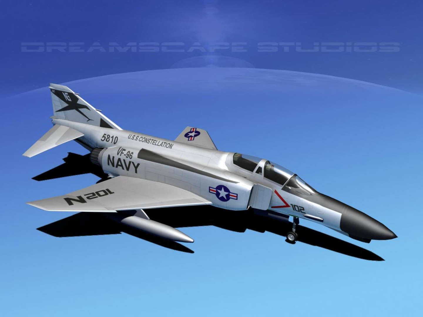 Mcdonnell Douglas F-4 Phantom 3d 3ds