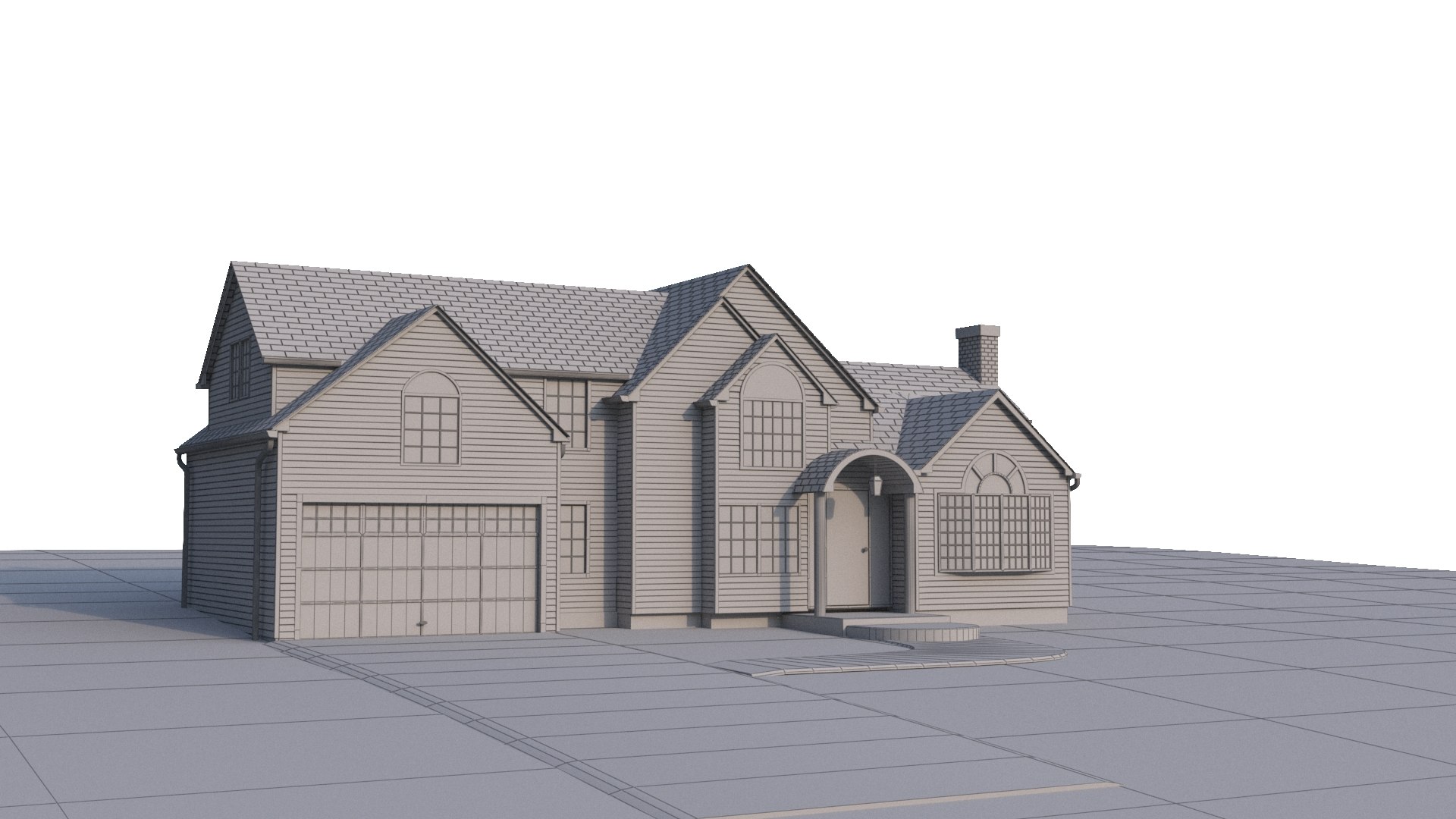 3D Generic House Model - TurboSquid 1902709