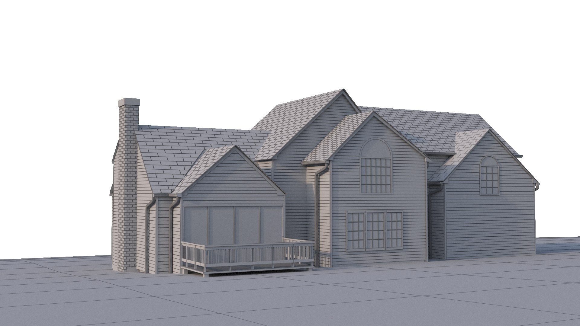 3D Generic House Model - TurboSquid 1902709