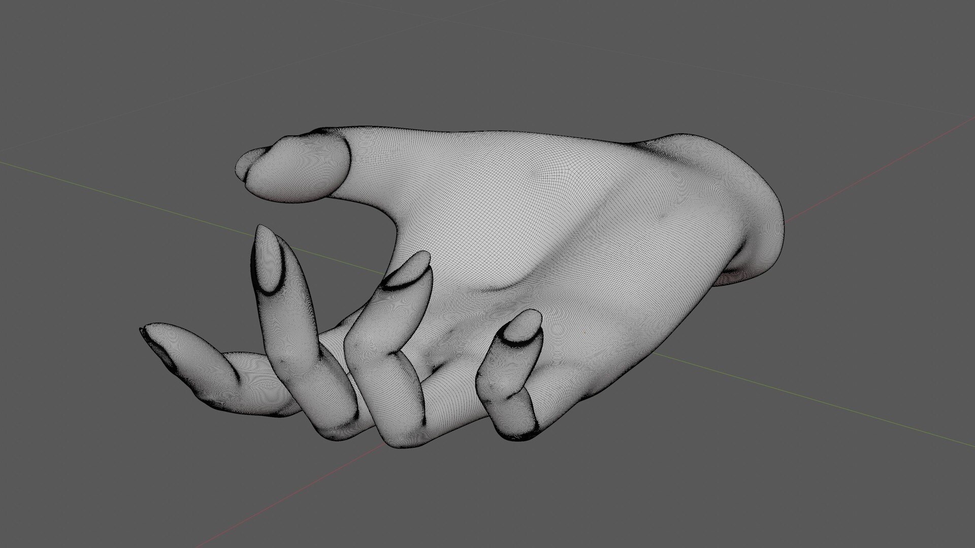 Hand Shaped Bowl 3D Model - TurboSquid 2225284