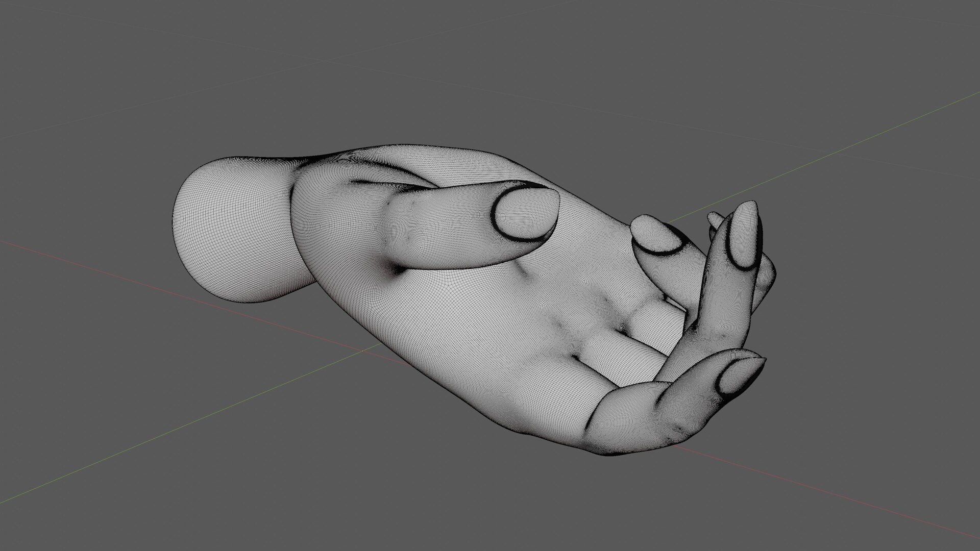 Hand Shaped Bowl 3D Model - TurboSquid 2225284