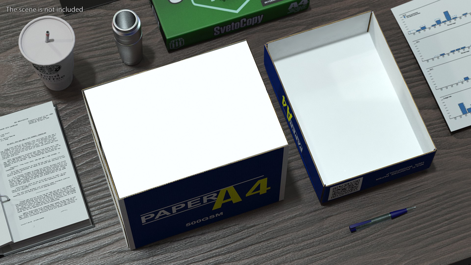 A4 Multipurpose Paper Box 80 Gsm 3D Model - TurboSquid 1783933