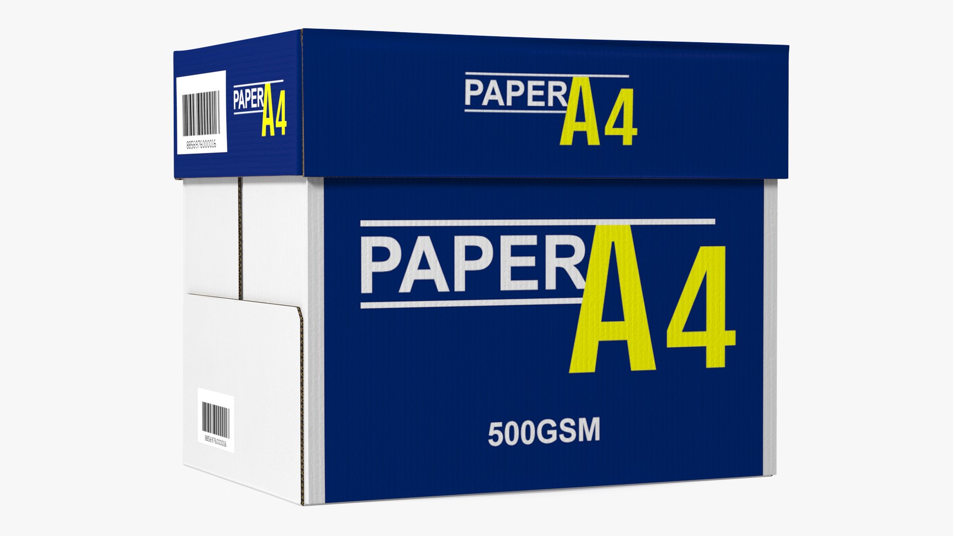 A4 Multipurpose Paper Box 80 Gsm 3D model - TurboSquid 1783933