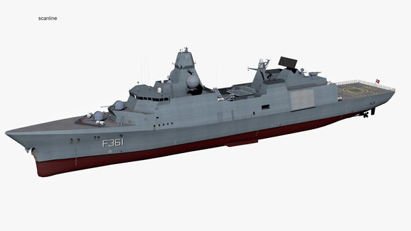 Iver huitfeldt class frigates 3D - TurboSquid 1646658