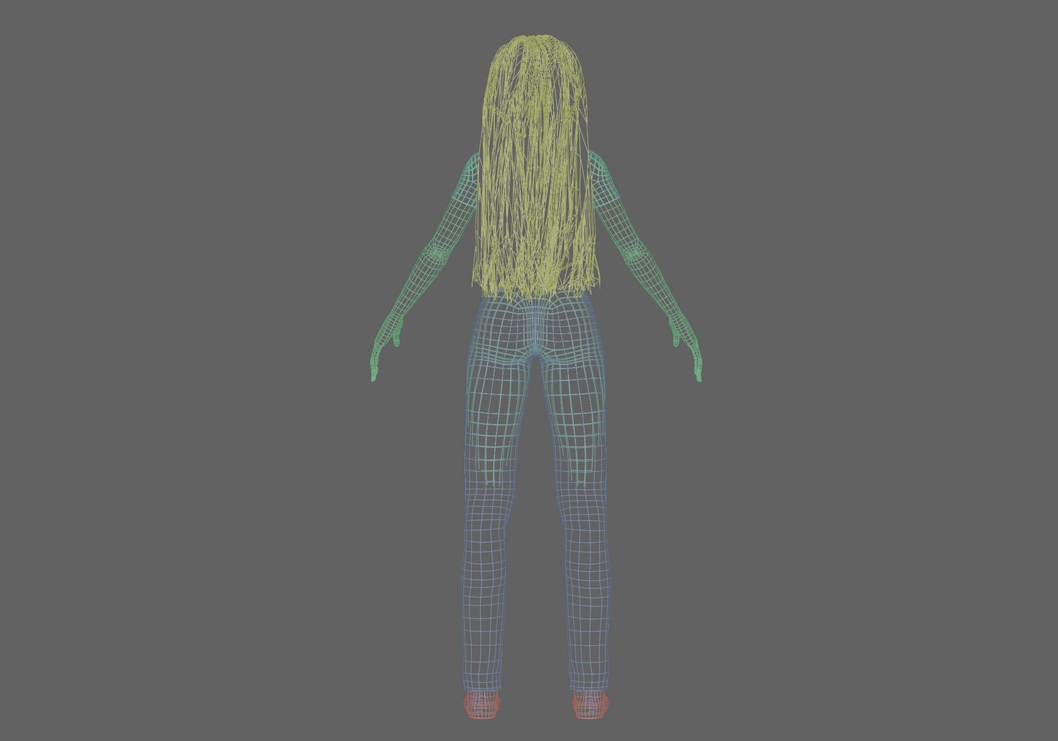 3D Cool Basic Girl V35584 Model - TurboSquid 2270680