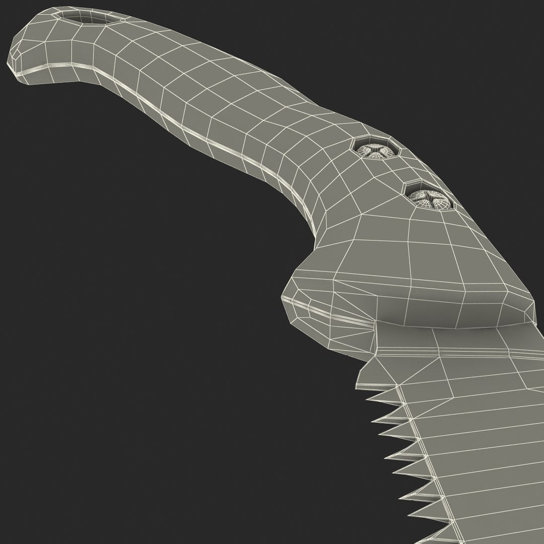 pruning saw 3d model