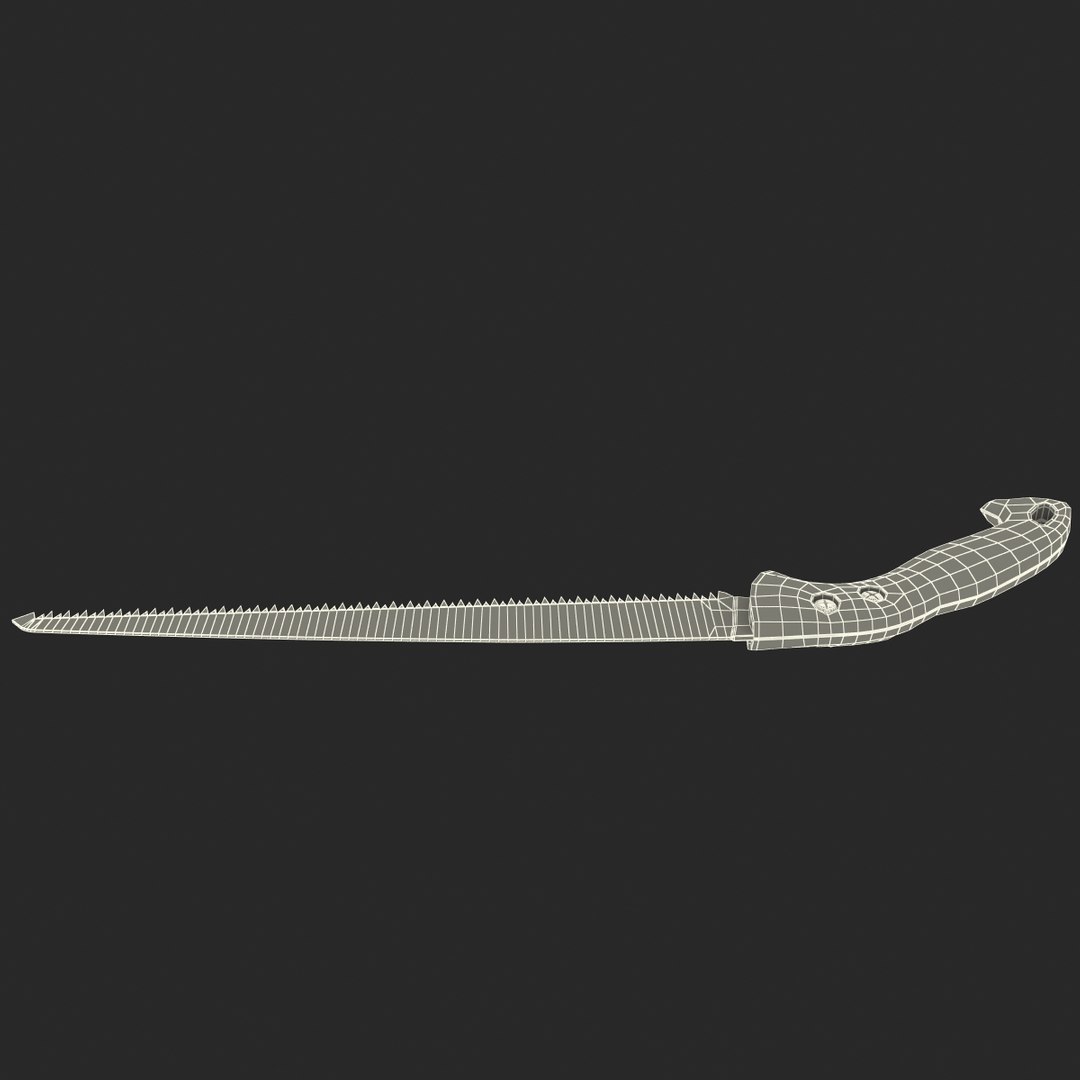 pruning saw 3d model