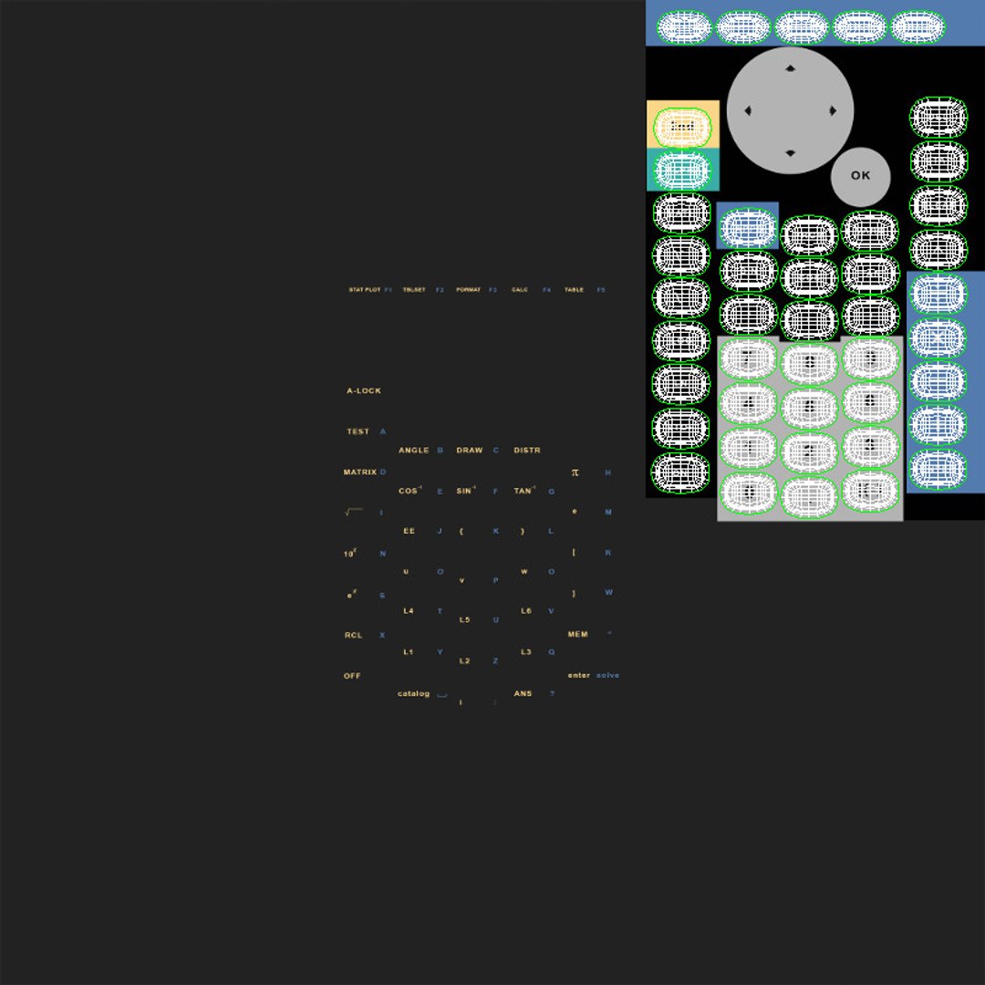 Scientific Calculator 3d Model