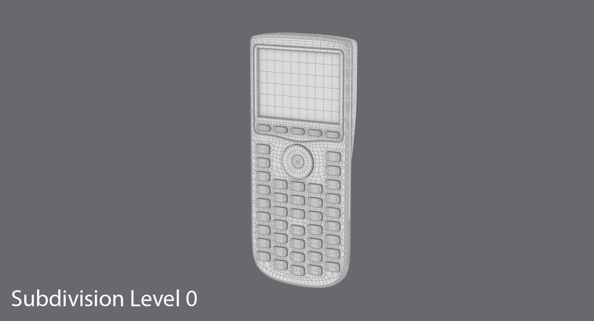 Scientific Calculator 3d Model