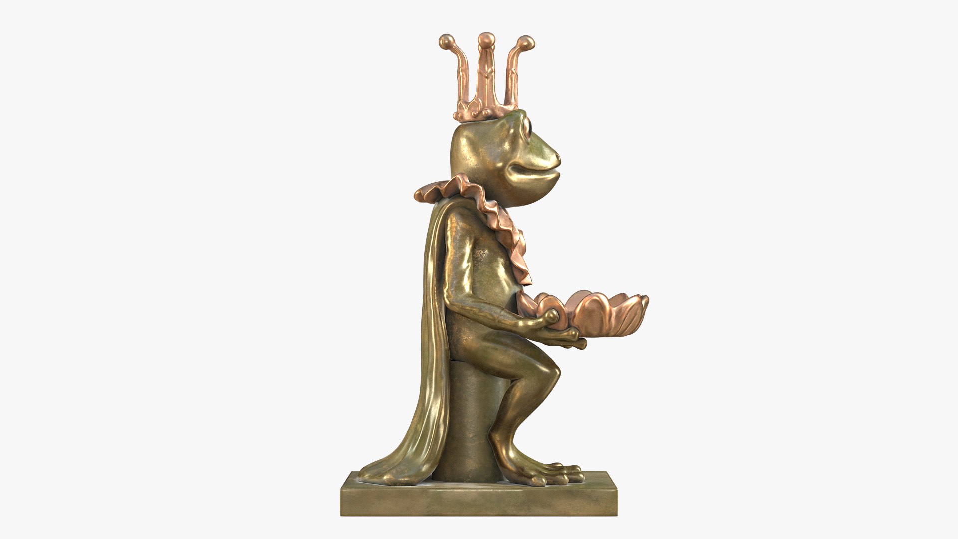 3D Frog And Dish - TurboSquid 1909870