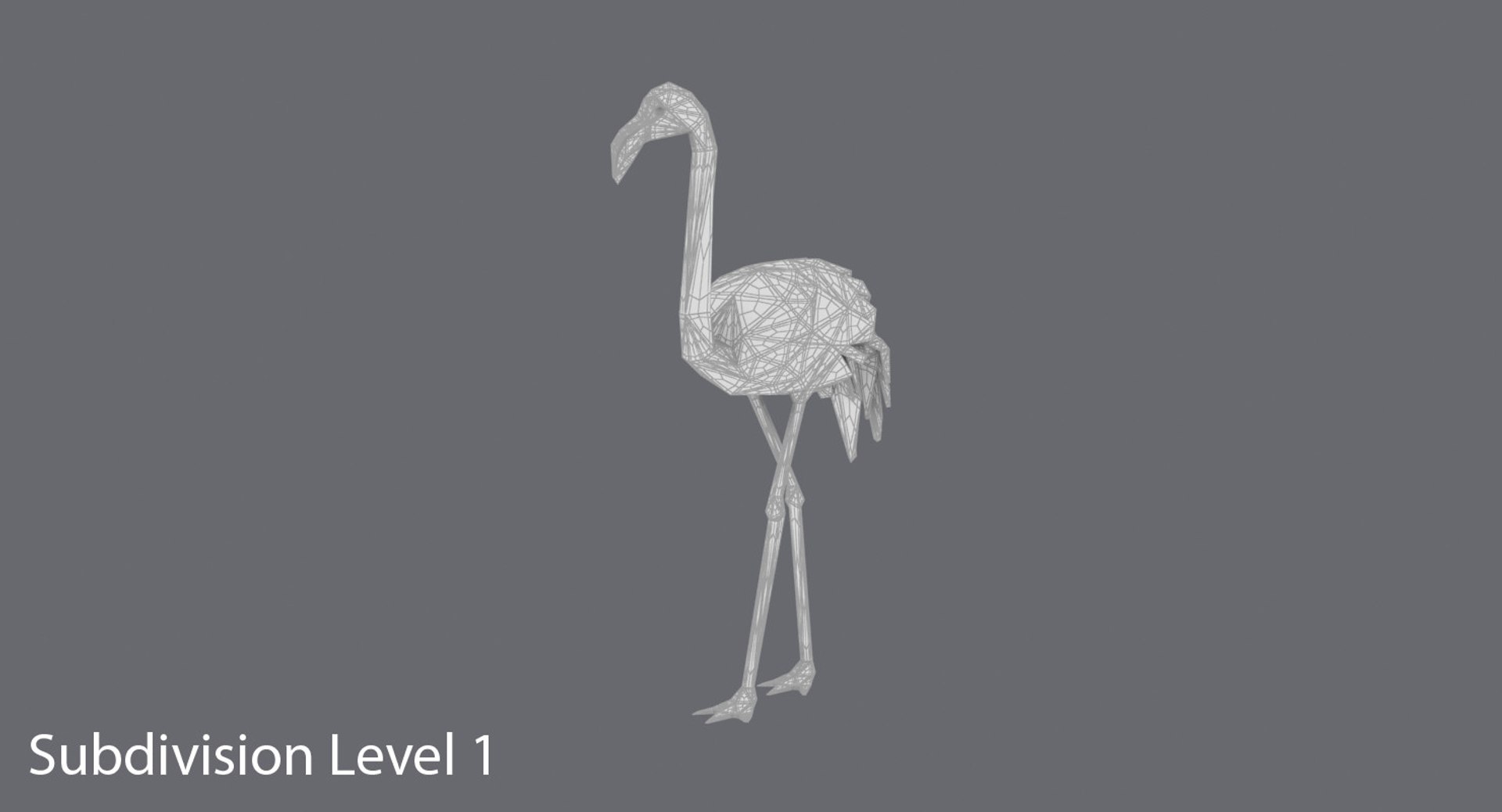 Flamingo---striding 3D - TurboSquid 1217598