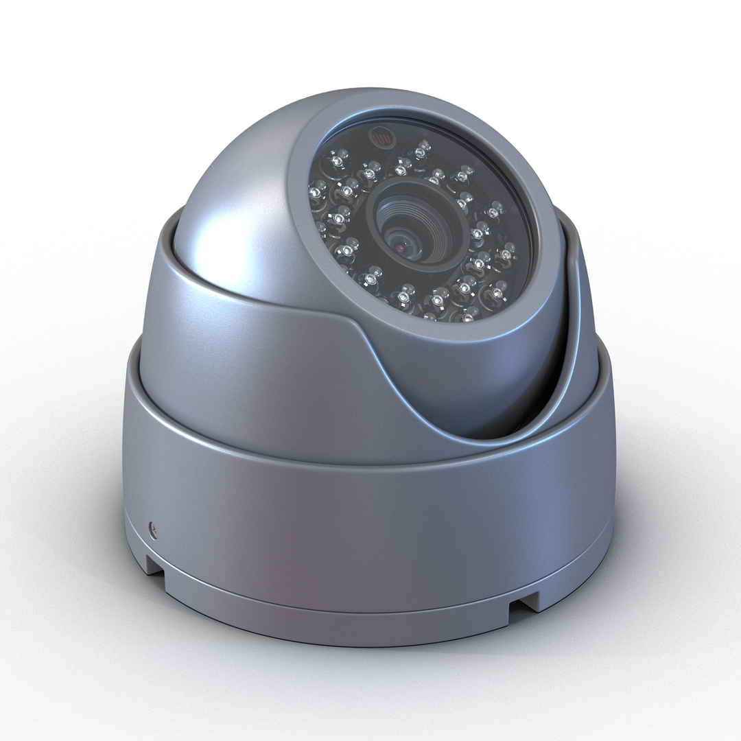 3d 3ds cctv camera 3