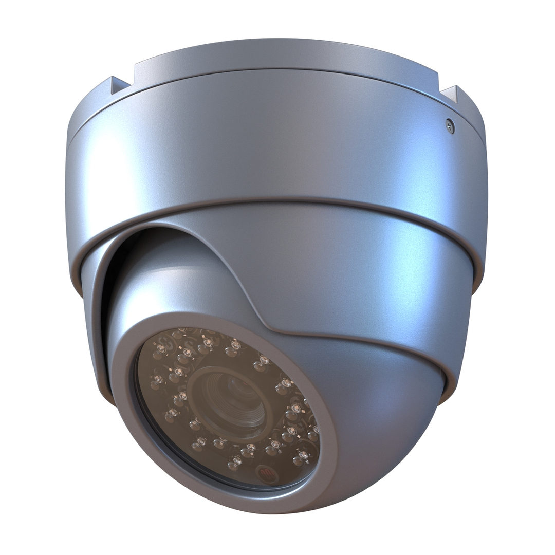 3d 3ds cctv camera 3
