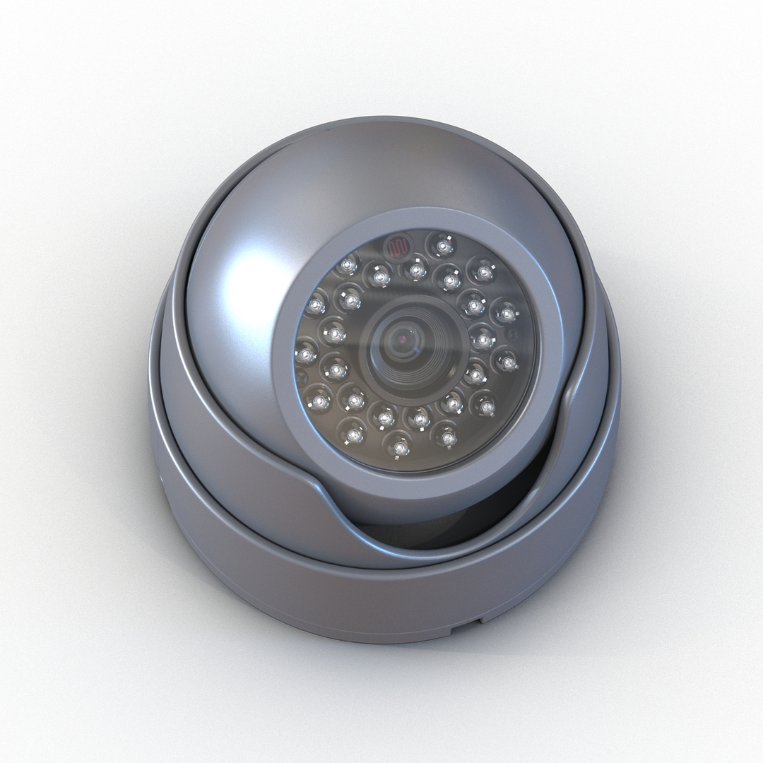 3d 3ds cctv camera 3