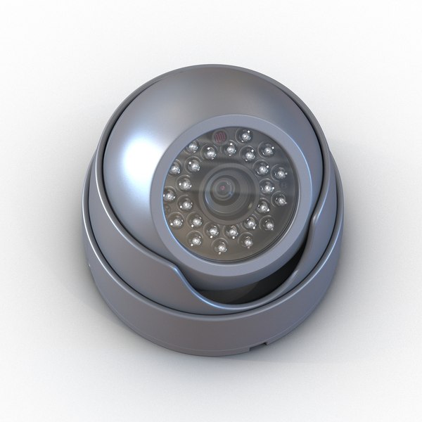 3d 3ds cctv camera 3
